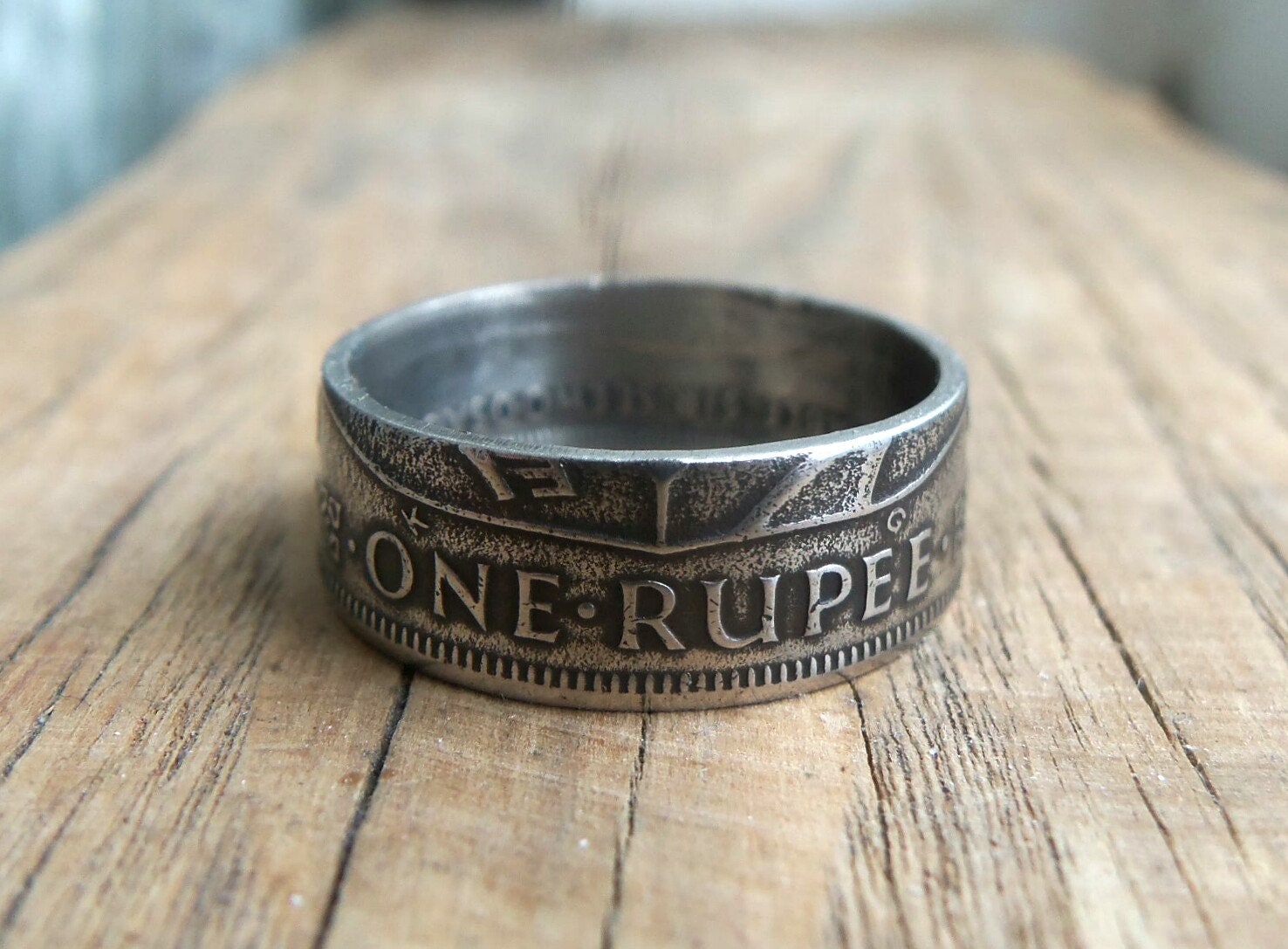 Mauritius One Rupee Coin Ring Mauritius Coin Ring - Etsy
