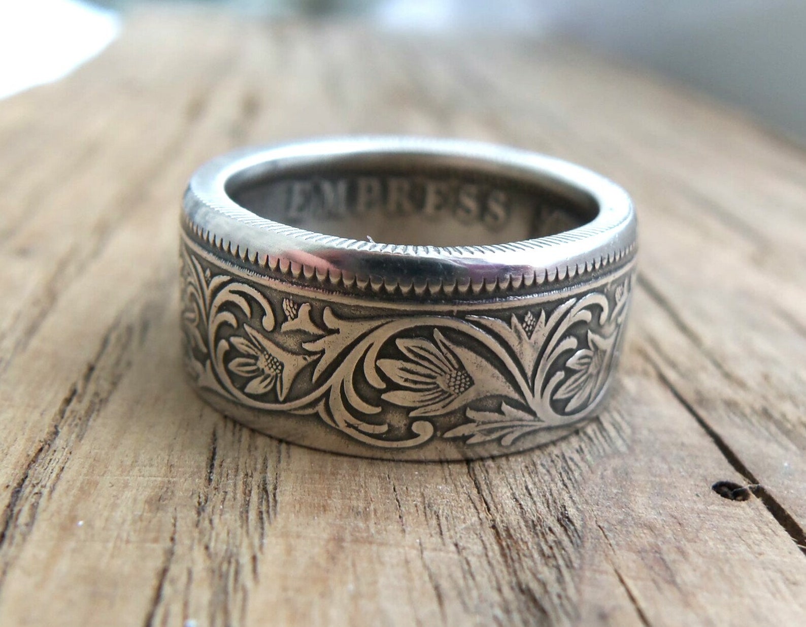 British India One Rupee Coin Ring One Rupee Coin India | Etsy