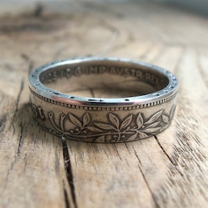 Silver Coin Ring Austria - Austro-hungarian Silver Coin Ring - Rings ...