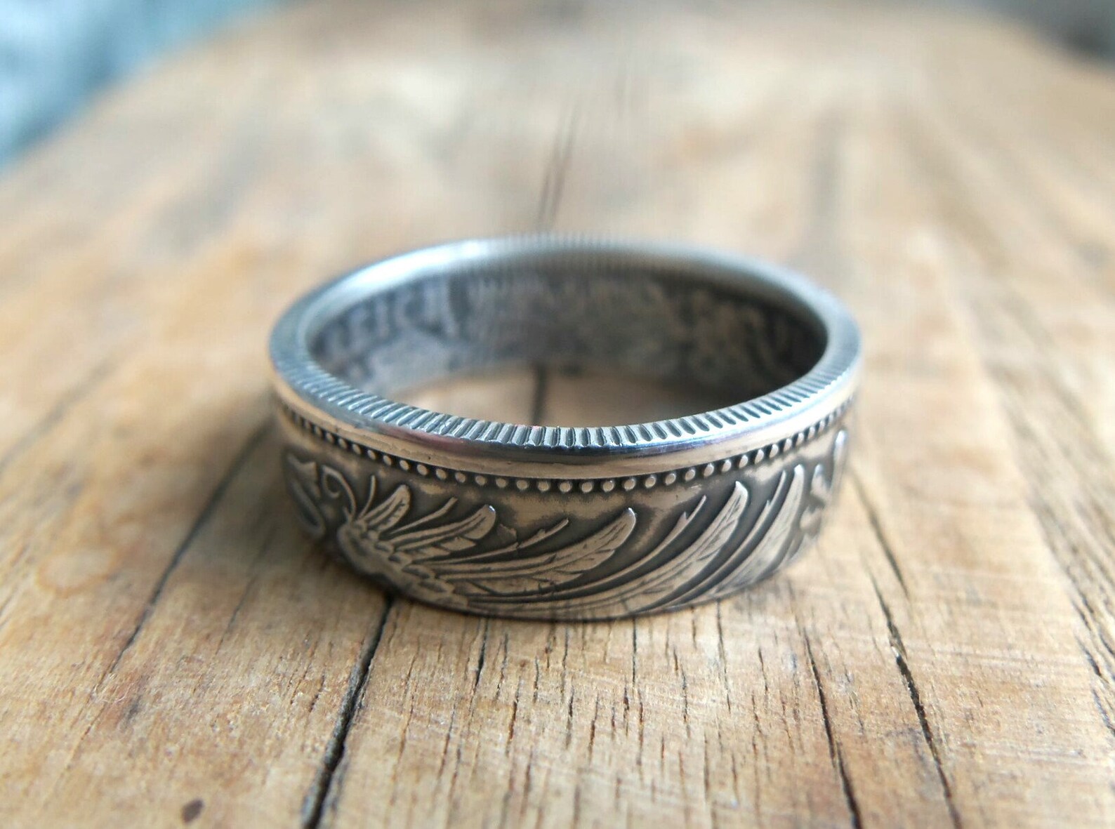 German Silver Coin Ring 1 Mark 1873-1916 Deutsches Coin Ring | Etsy