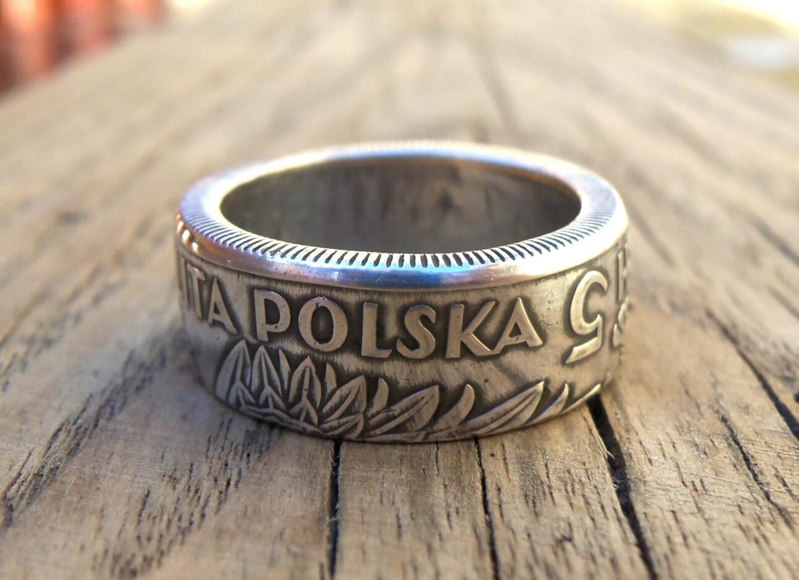 Polish Silver Coin Ring - Poland - Souvenir From Poland - Rings From ...