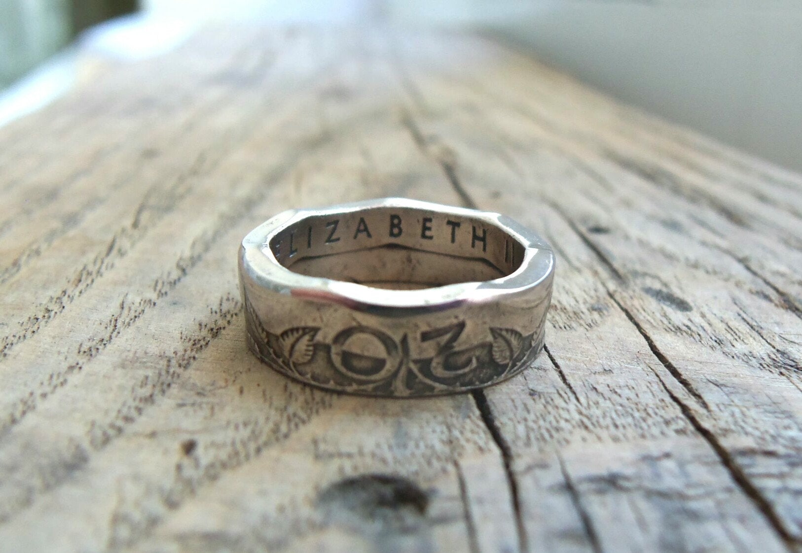 United Kingdom British 20 Pence Coin Ring Unique Ring Coin - Etsy