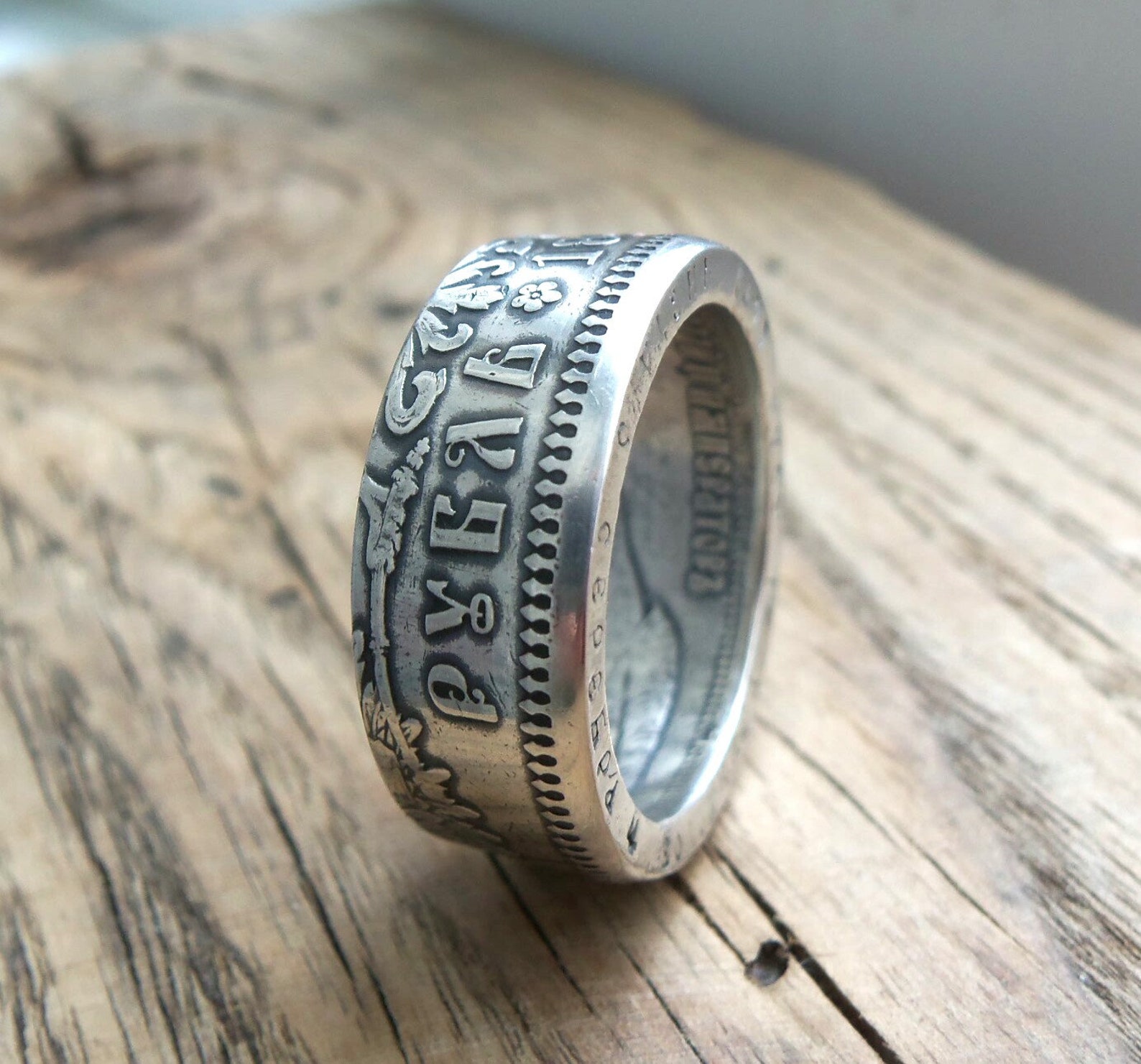 Silver Coin Ring Russian Empire - Russian Empire - Russian Coin Ring ...