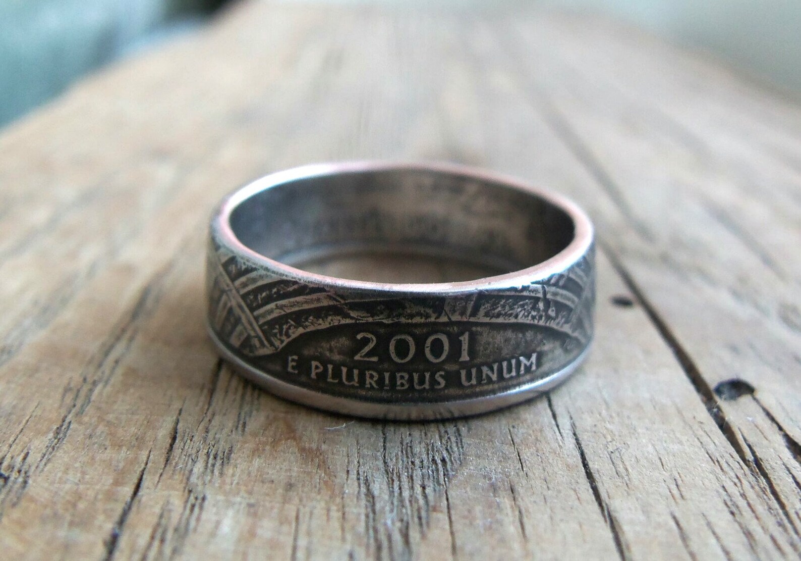 Kentucky Coin Ring Kentucky State Ring Travel Ring State | Etsy