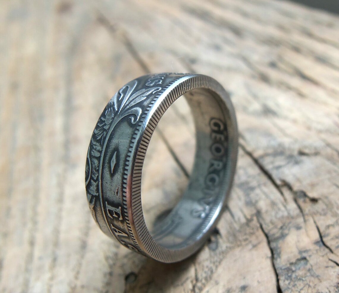 East Africa Coin Ring - British East Africa George VI One Shilling Coin ...