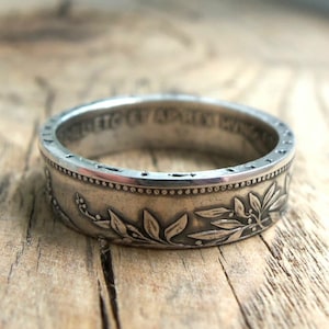 Silver Coin Ring Austria - Austro-hungarian Silver Coin Ring - Rings ...