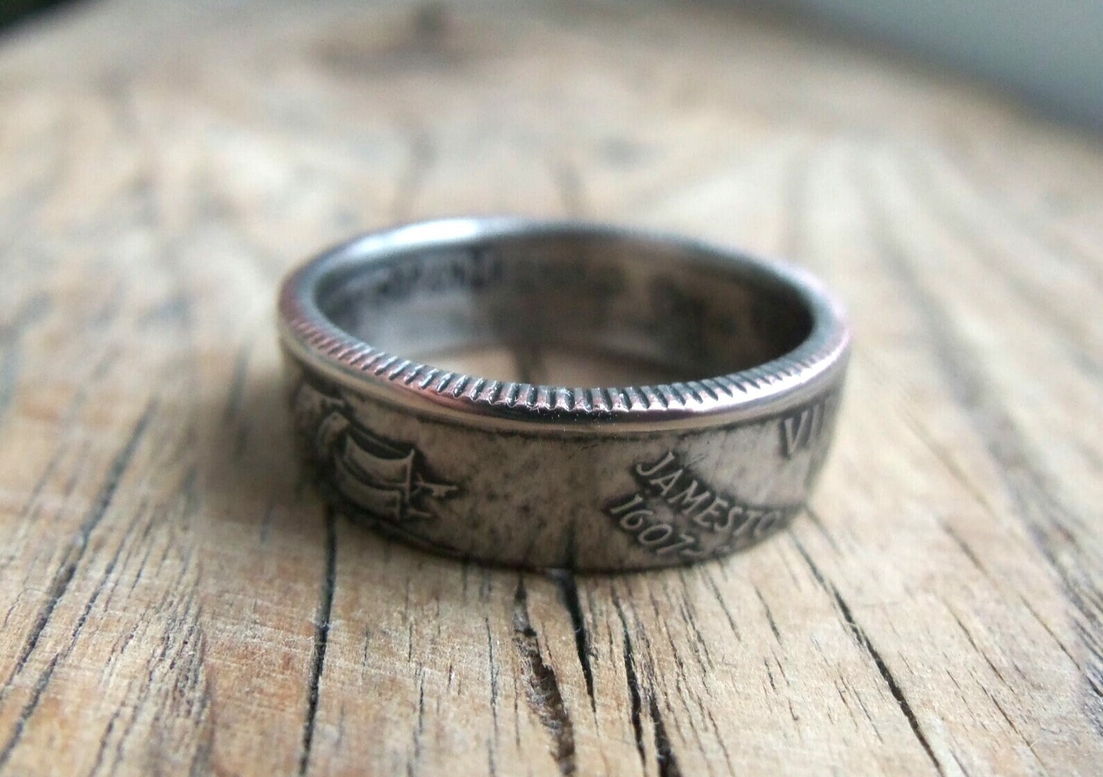 Virginia State Quarter Coin Ring USA - Coin Ring Virginia - Virginia ...