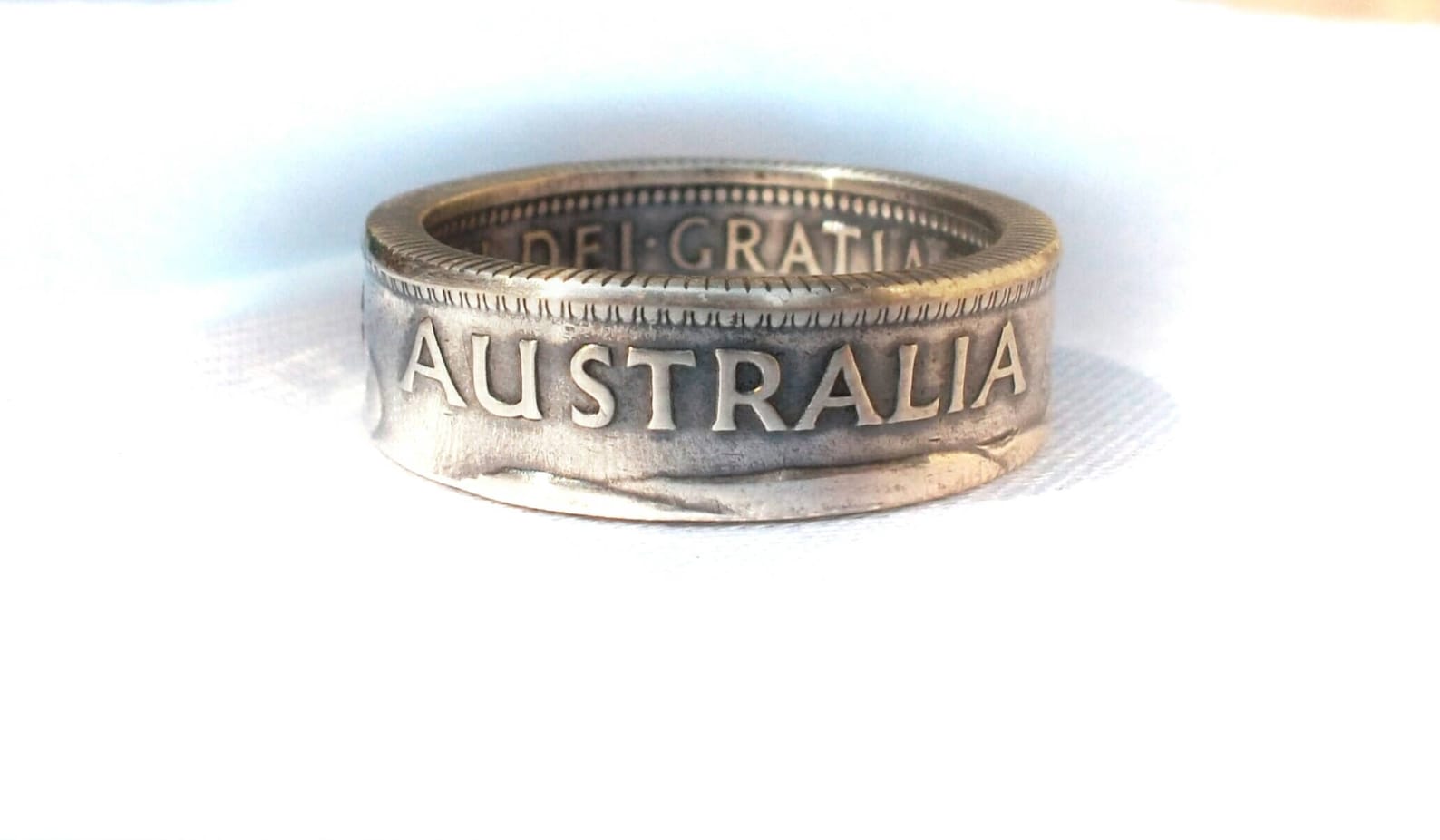 Australian Silver Coin Ring- Shilling Silver - Australia Silver ...