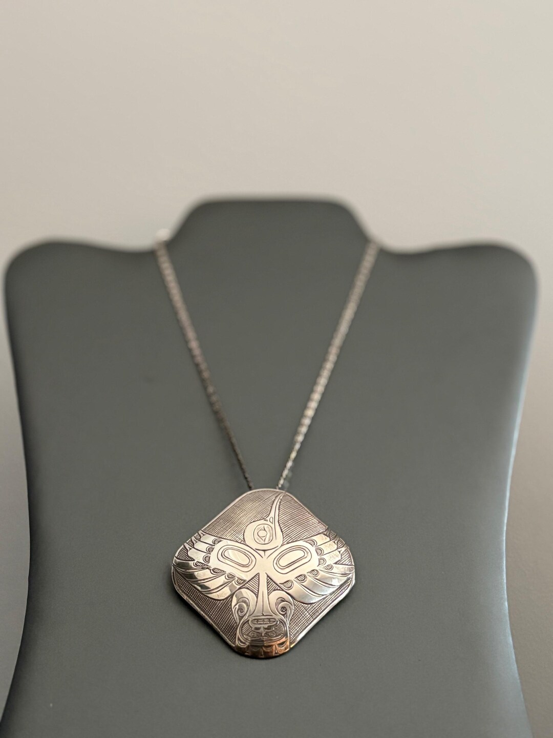 Vintage Haida Derek White Sterling Brooch/pendant, Pacific Northwest ...