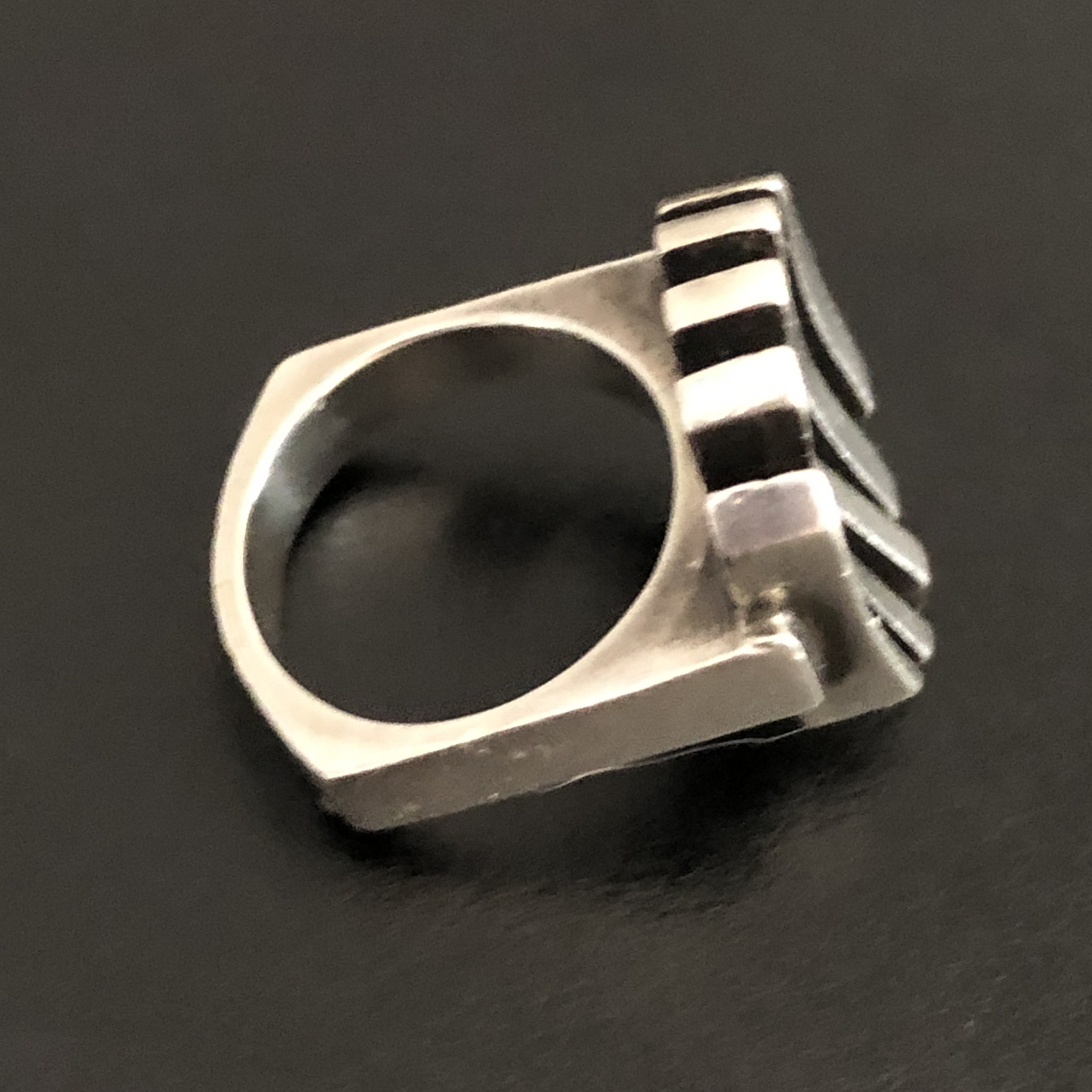 Rare Derek Birch 1970 Handmade Sterling Mid-century Modernist Ring ...