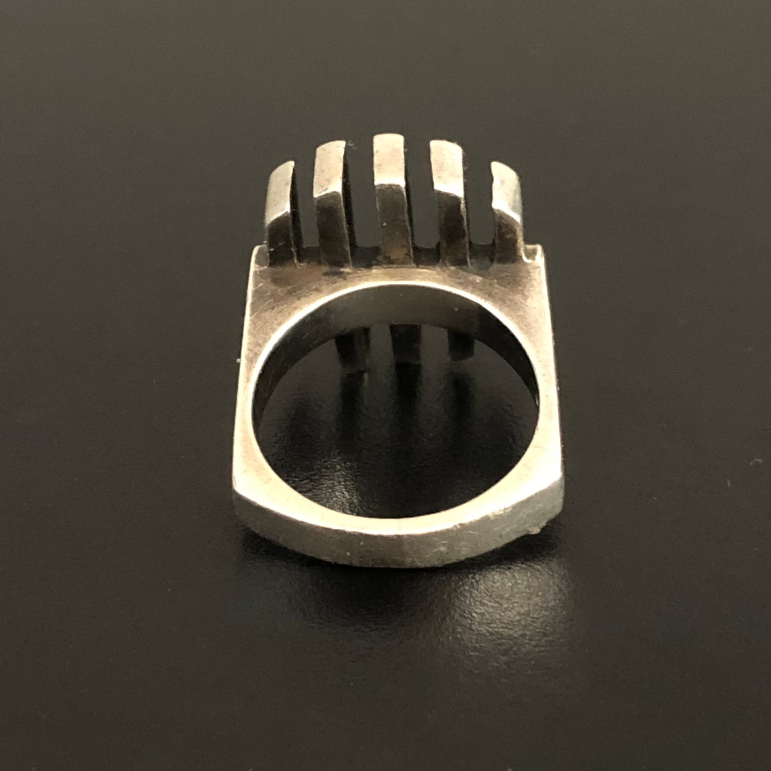 Rare Derek Birch 1970 Handmade Sterling Mid-century Modernist Ring ...