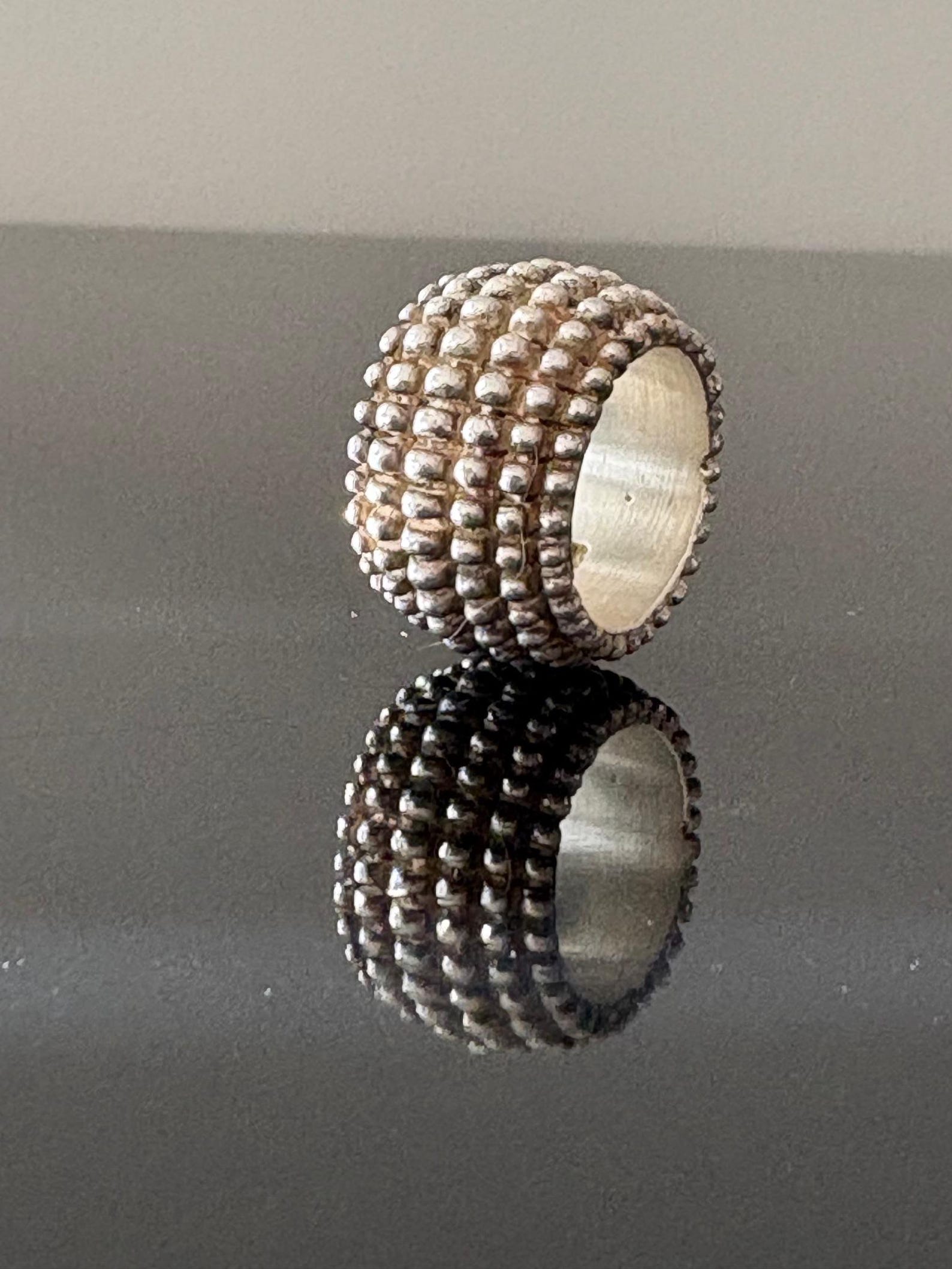 Vintage Klaus Burgel Post-modernist Ring/signed Designer Sterling Ring ...