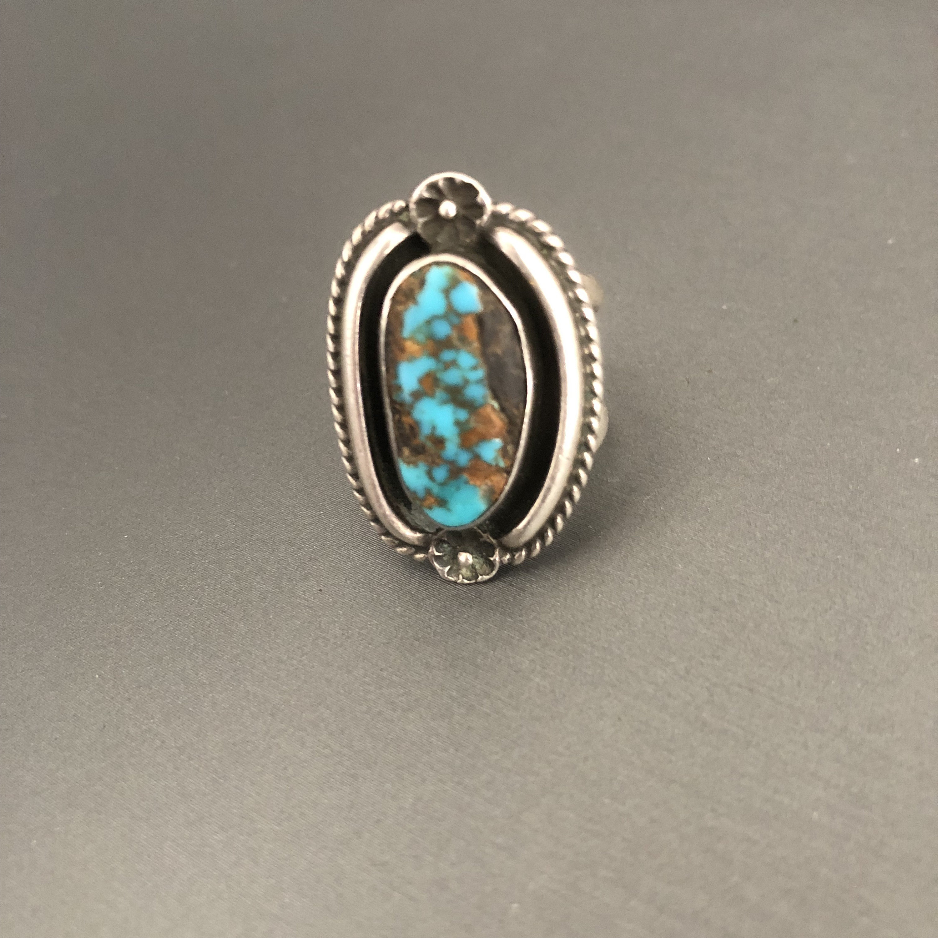 Vintage 1940s Native American Turquoise Ring, Vintage Navajo Ring, Old ...