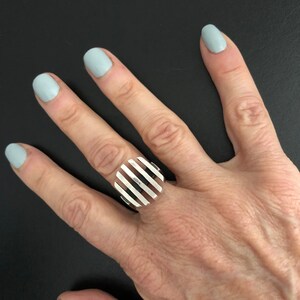 Rare Derek Birch 1970 Handmade Sterling Mid-century Modernist Ring ...