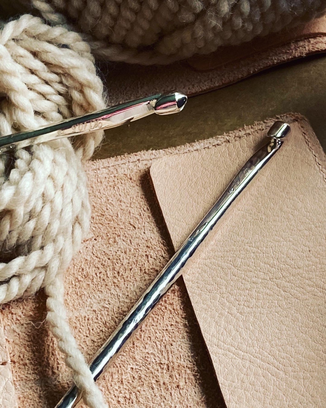 In-line Personalized Crochet Needle Sterling Silver Crochet Hook Gift ...