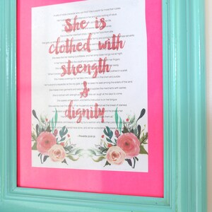 Virtuous Woman Printable - Etsy