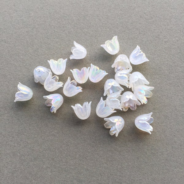 Lucite Flower Beads - Etsy