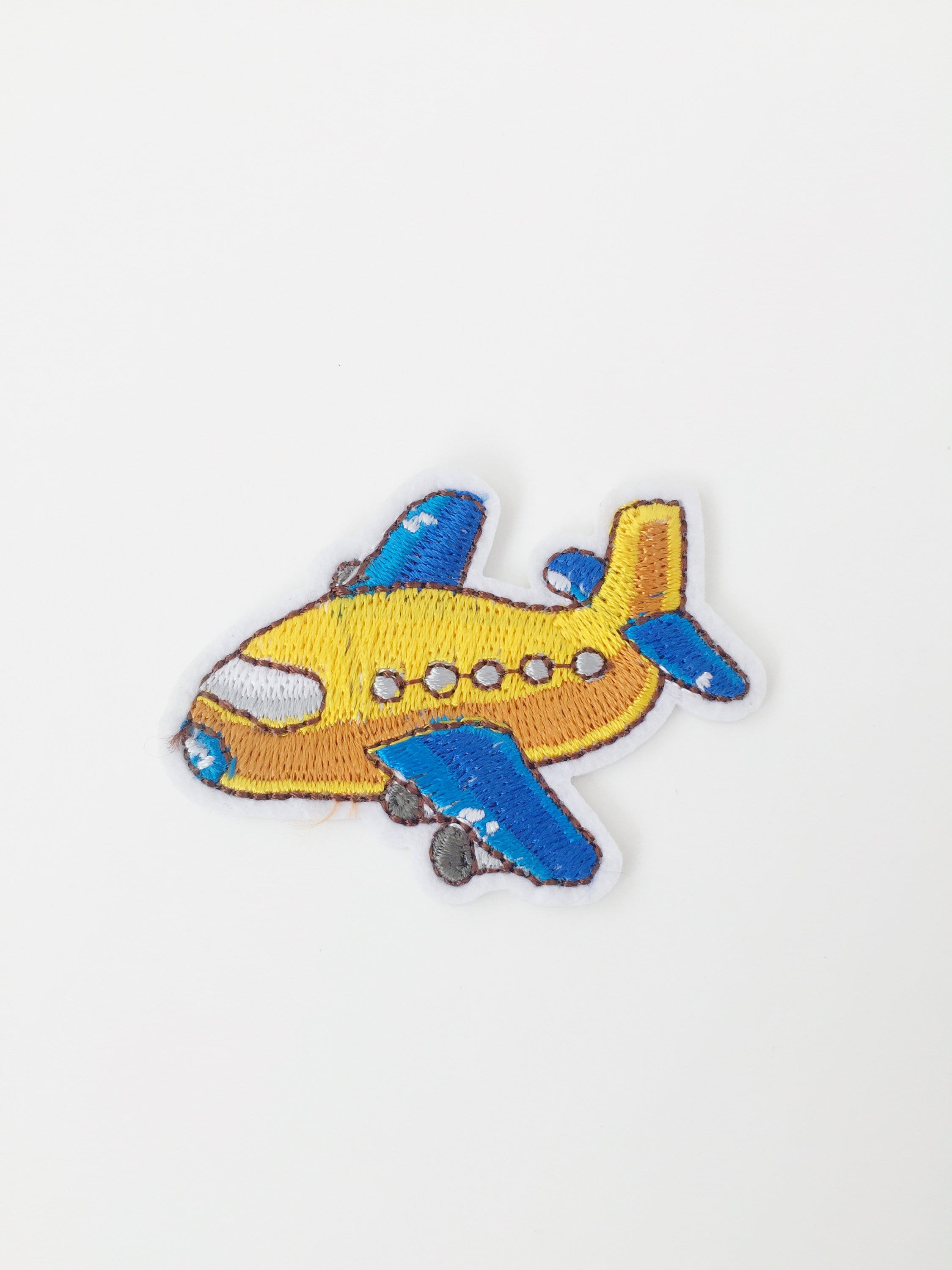 Embellishments Embroidered patch Airplane Iron on patch Applique Sewing ...