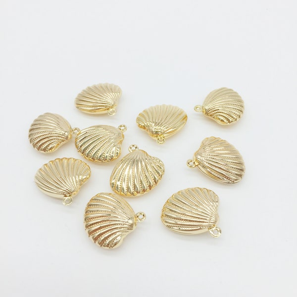 Shell Charms - Etsy