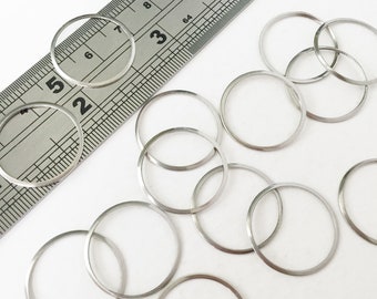 20 X 25mm Gold Split Key Rings for Keychain Making 4111 - Etsy