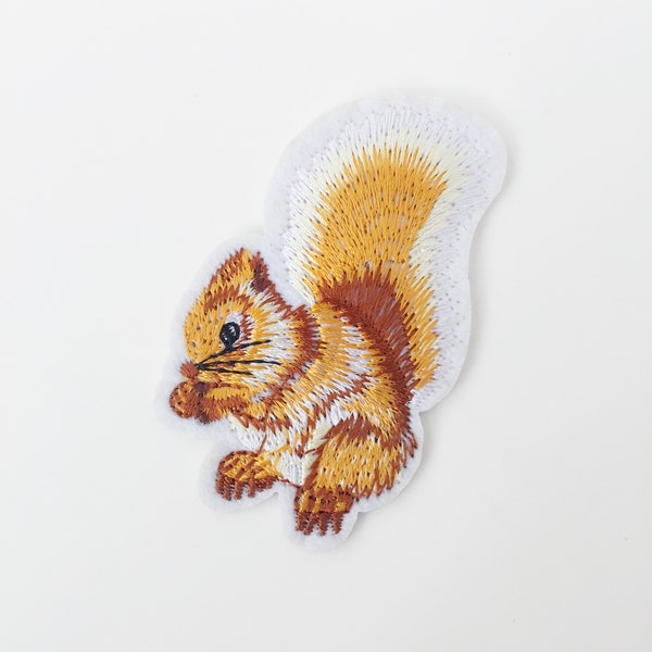 Embroidered Squirrel - Etsy