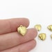 5 X Tiny Vintage Heart Locket Pendants With Embossed Floral Pattern ...
