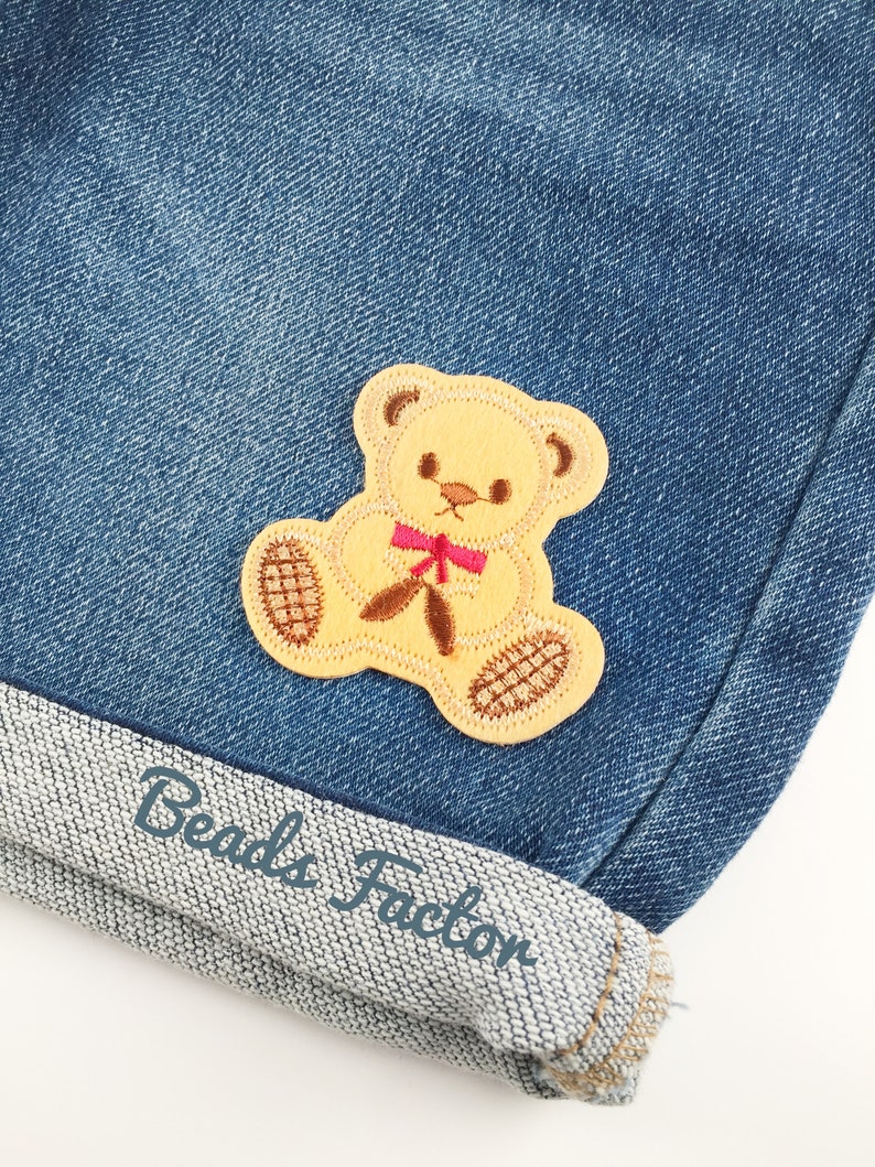 Teddy Bear Iron-on Patch Cute Bear Badge Embroidered Bear - Etsy