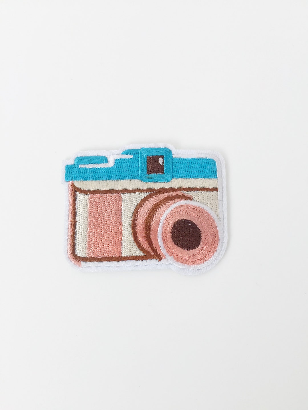 Photo Camera Iron-on Patch, Pastel Photo Camera Embroidery, Photography ...