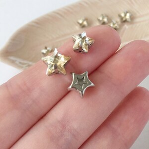 12 X Golden Shadow Crystal Star Rhinestone, 8mm Star Diamante, Sew-on ...