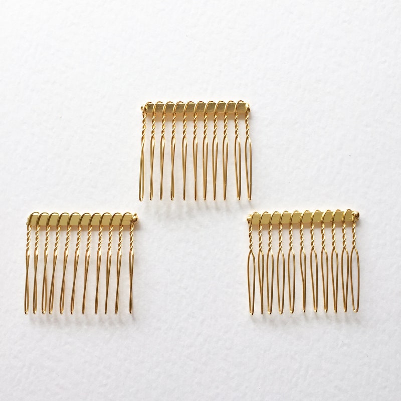 Gold Hair Comb - Etsy