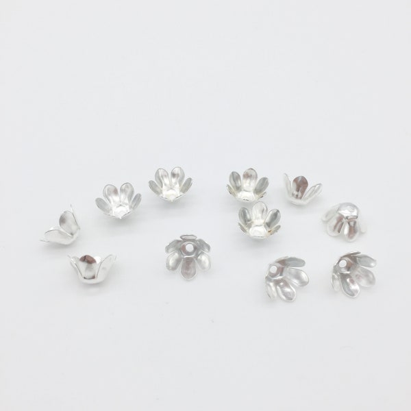 Metal Bell Flower Beads - Etsy