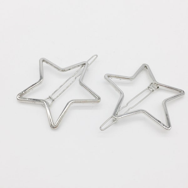 Star Hair Clips - Etsy