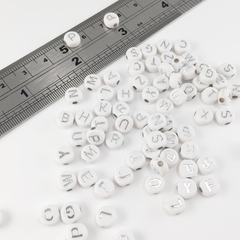 Acrylic Alphabet Letter Beads - Etsy