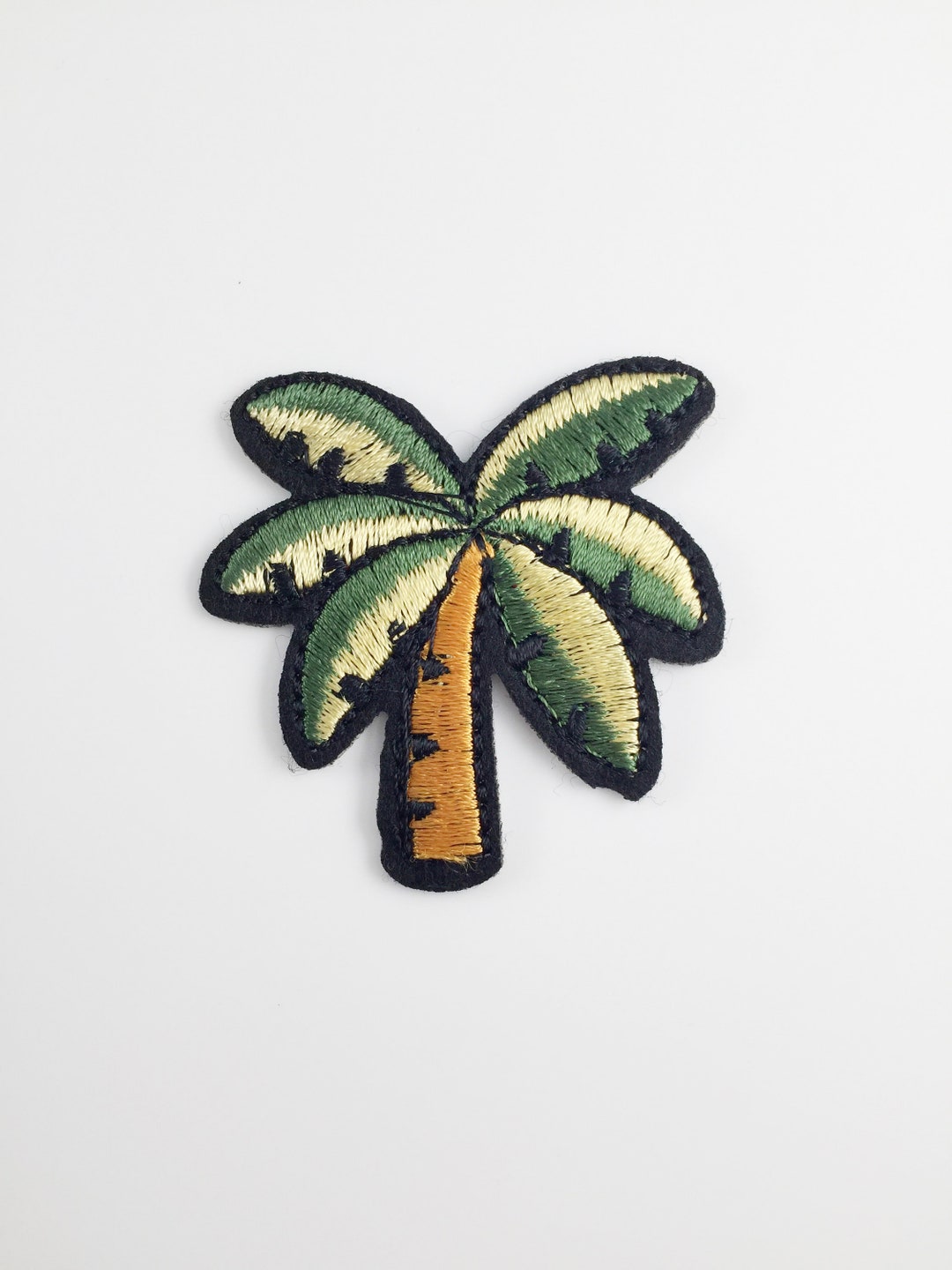 Palm Tree Iron-on Patch Palm Embroidery Embroidered Palm - Etsy