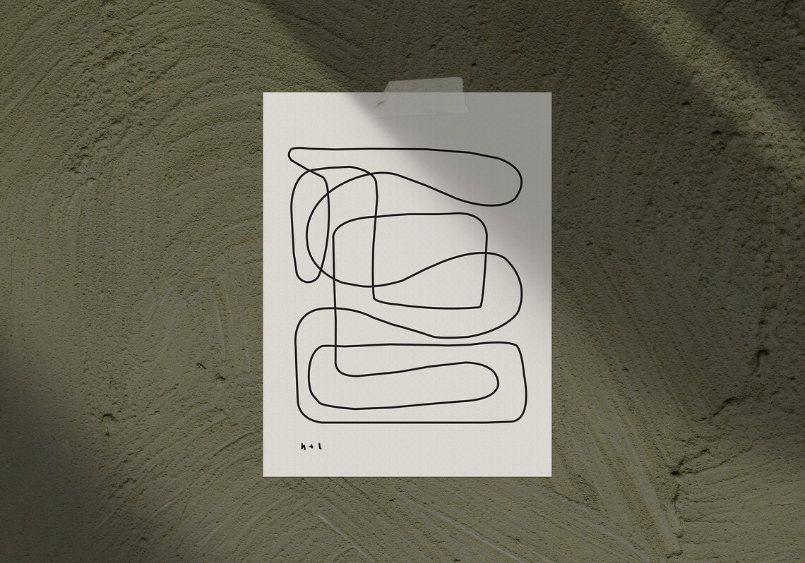 RYE Abstract Artwork Printable Download Modern Art Print - Etsy