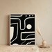 ATACAMA, Abstract Art Print, Drawing, Modern Art, Black and Cream ...