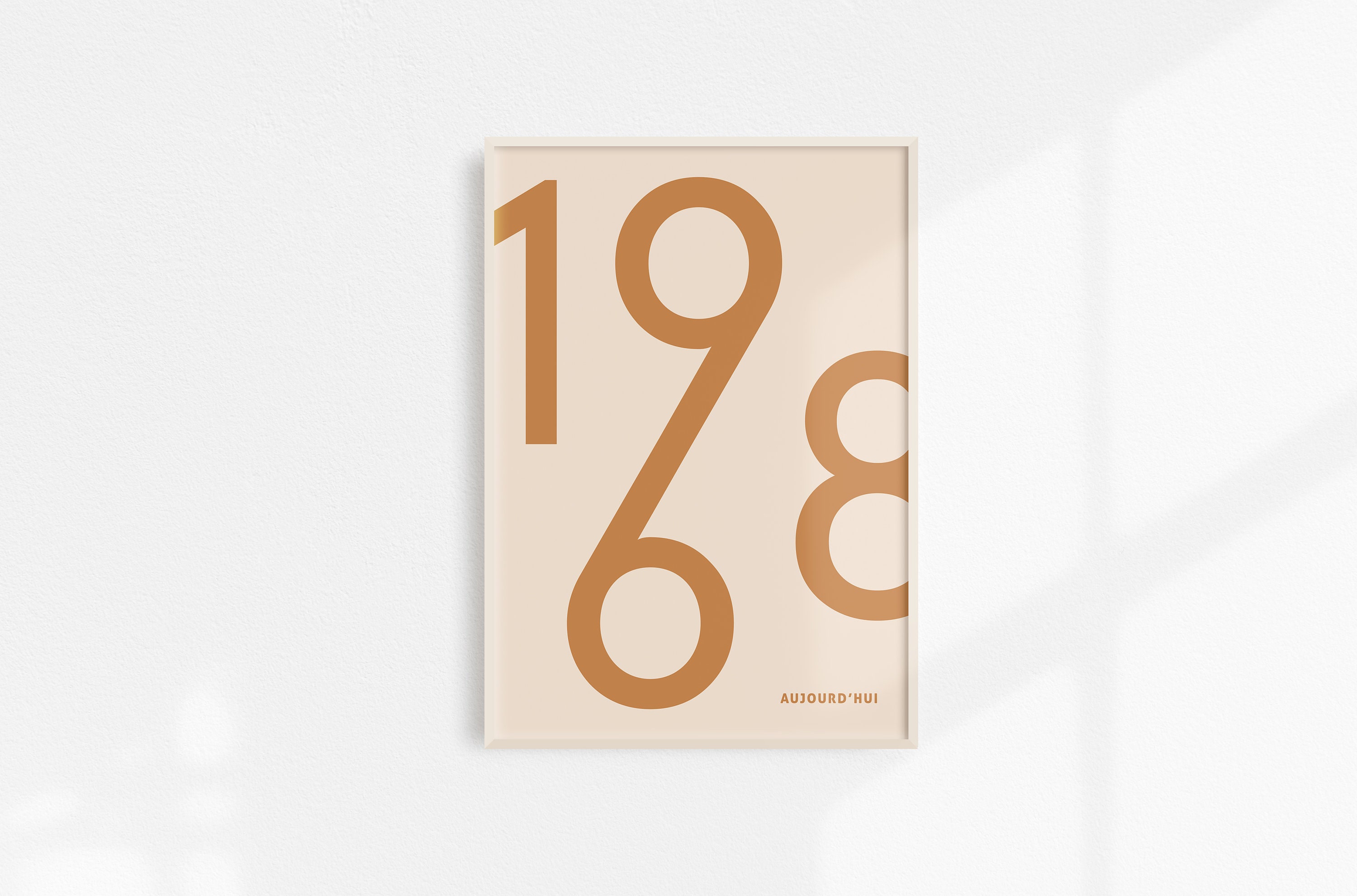 1968 Poster Art Print Printable Wall Art Mid-century - Etsy