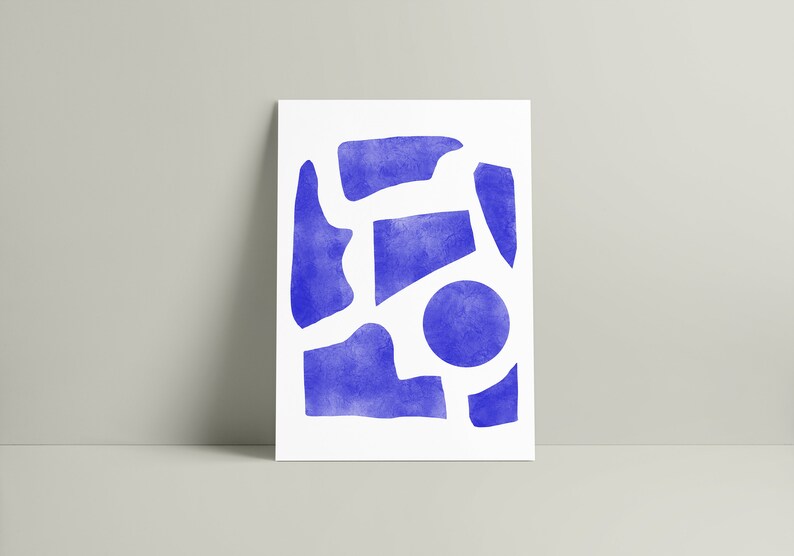 LAPIS Printable Poster Abstract Minimal Modern Art Print - Etsy