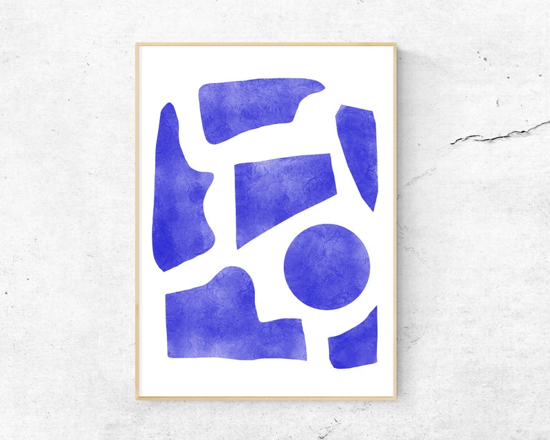 LAPIS Printable Poster Abstract Minimal Modern Art Print - Etsy