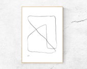 COCHIN Abstract Line Drawing Printable Art Digital - Etsy