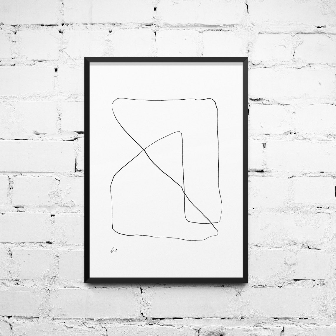 COCHIN, Abstract Line Drawing, Printable Art, Digital Download, One ...