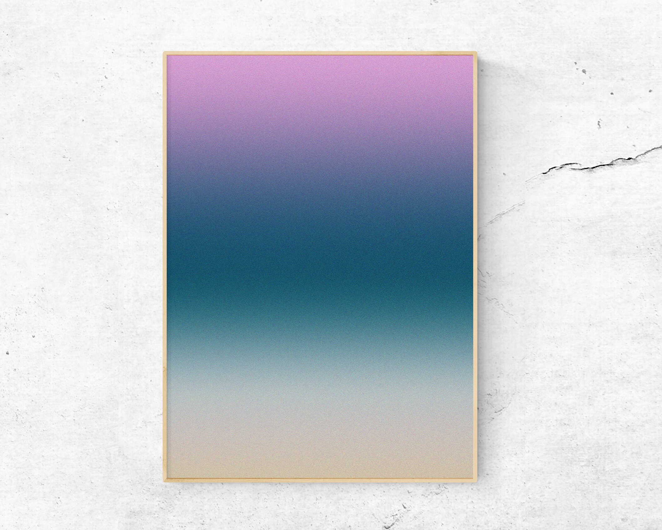 EVENING LAKE Gradient Art Print Printable Download Modern - Etsy