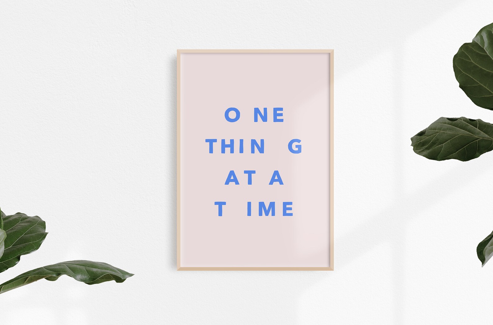 One Thing at a Time Printable Poster Digital Download - Etsy
