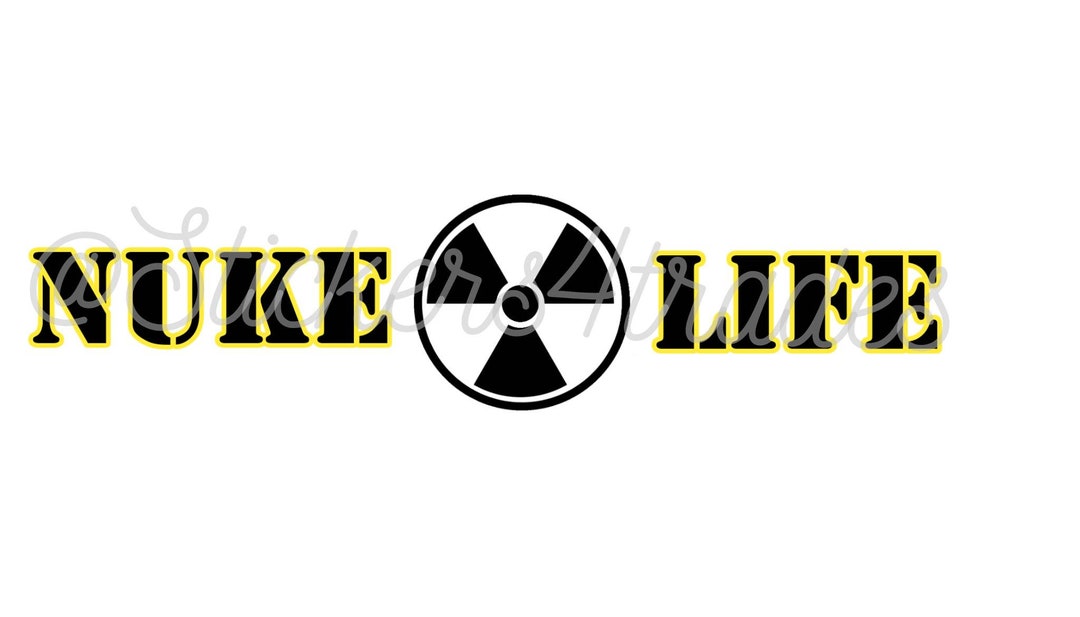 NUKE LIFE Hard Hat Sticker Nuclear Power Plant Electrician Welder ...
