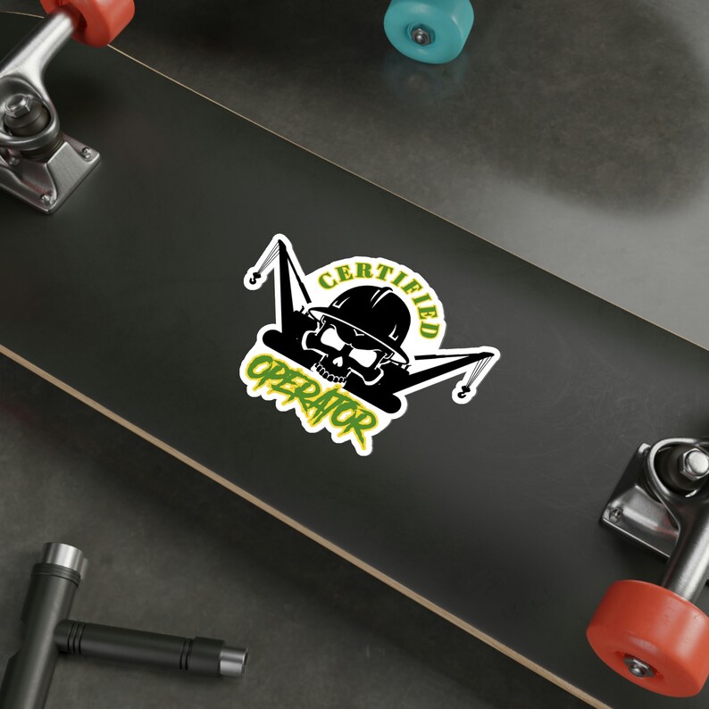 Operator Skull Hard Hat Sticker Gift for Husband Boyfriend - Etsy