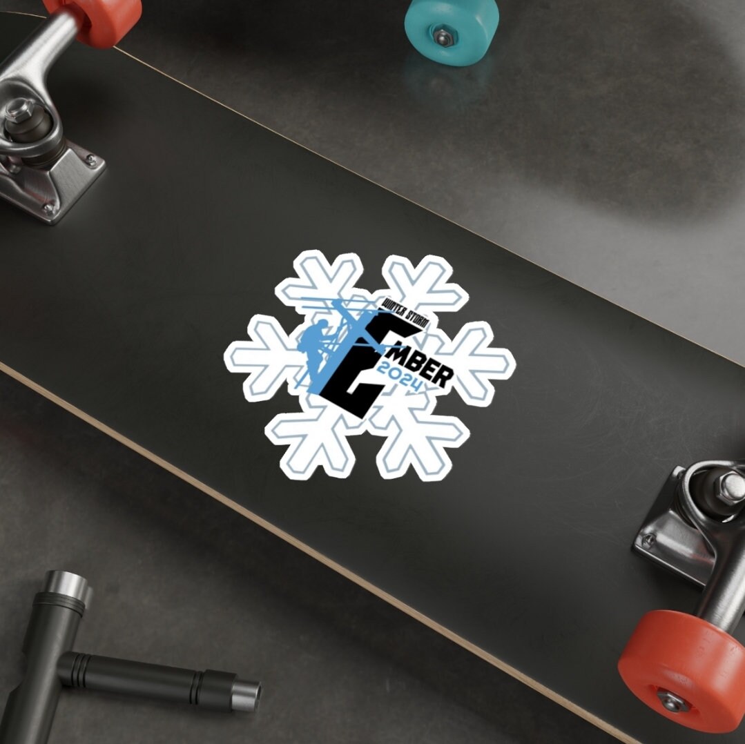 2024 Winter Storm Ember Hard Hat Sticker for Lineman Union Blizzard ...