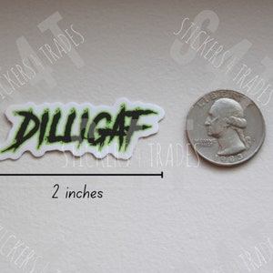 DILLIGAF Vinyl Hard Hat Sticker Decal Waterproof Gift for Husband Blue ...