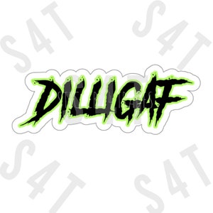 DILLIGAF Vinyl Hard Hat Sticker Decal Waterproof Gift for Husband Blue ...
