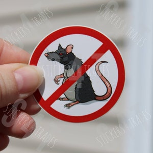 NO RATS Hard Hat Sticker Union Electrician Ironworker Welder Pipefitter ...