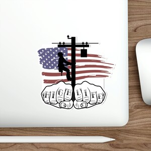 High Life Lineman Hard Hat Sticker Decal Waterproof Gift for Husband ...